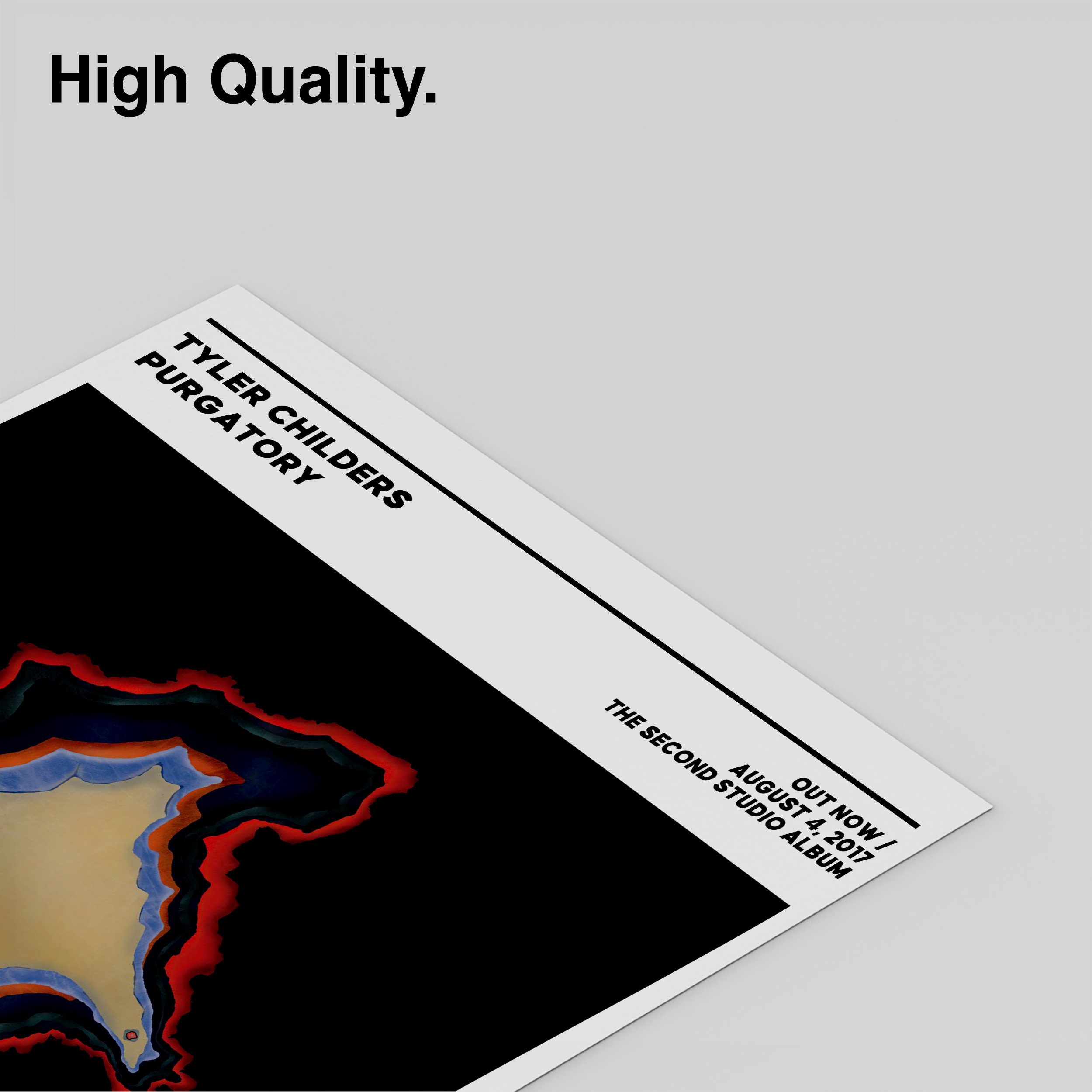 Tyler Childers - Purgatory Album Poster / Album Cover Poster / Tyler ...