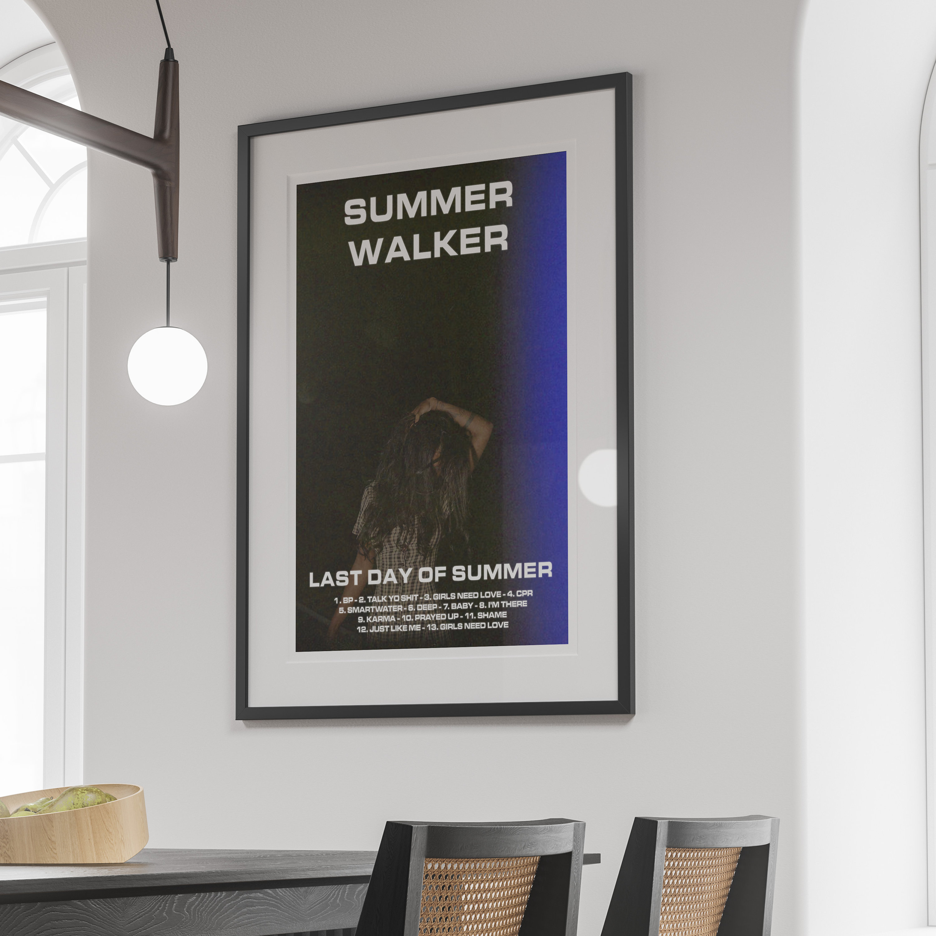 Summer Walker - Last Day Of Summer Album Poster