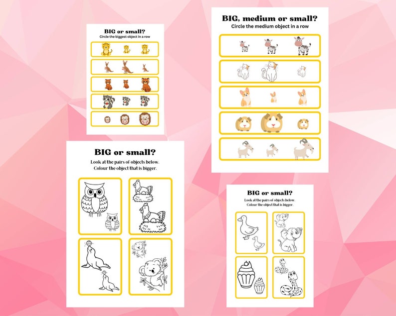 Printable Numbering Worksheets Simple Practice for Preschool - Etsy