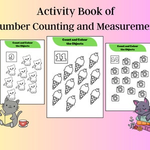 Printable Numbering Worksheets Simple Practice Activity Book for ...