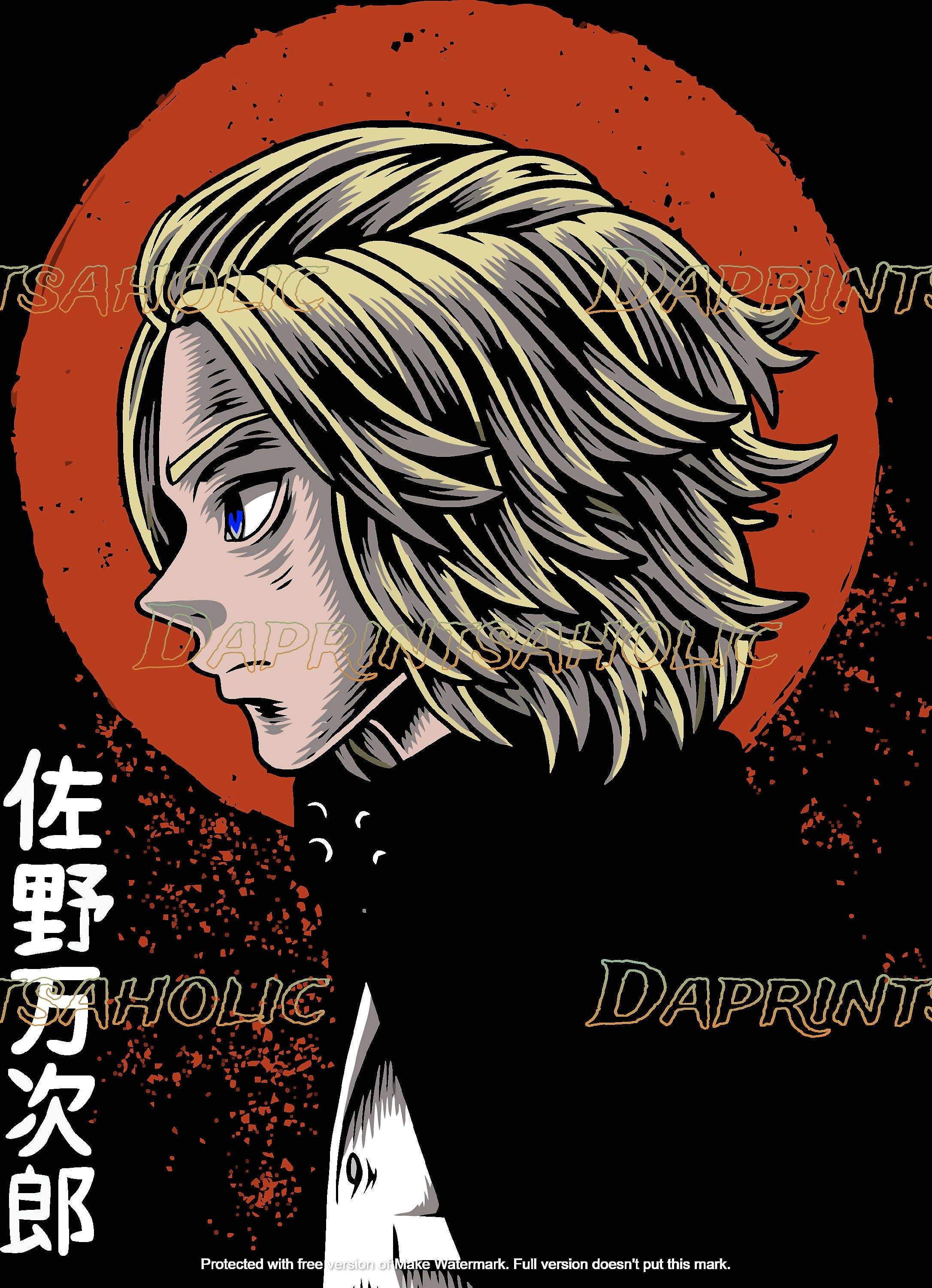 Buy Tokyo Revenger Mikey V2 Design Ai EPS Png Digital File Online in ...