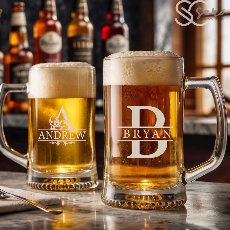 Personalized Glass Mug - Etsy