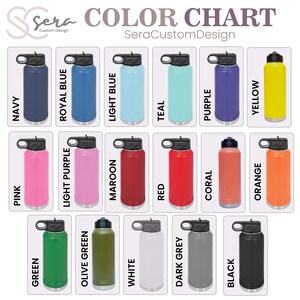 Custom Personalized Name Water Bottle, Laser Engraved With Custom Name ...