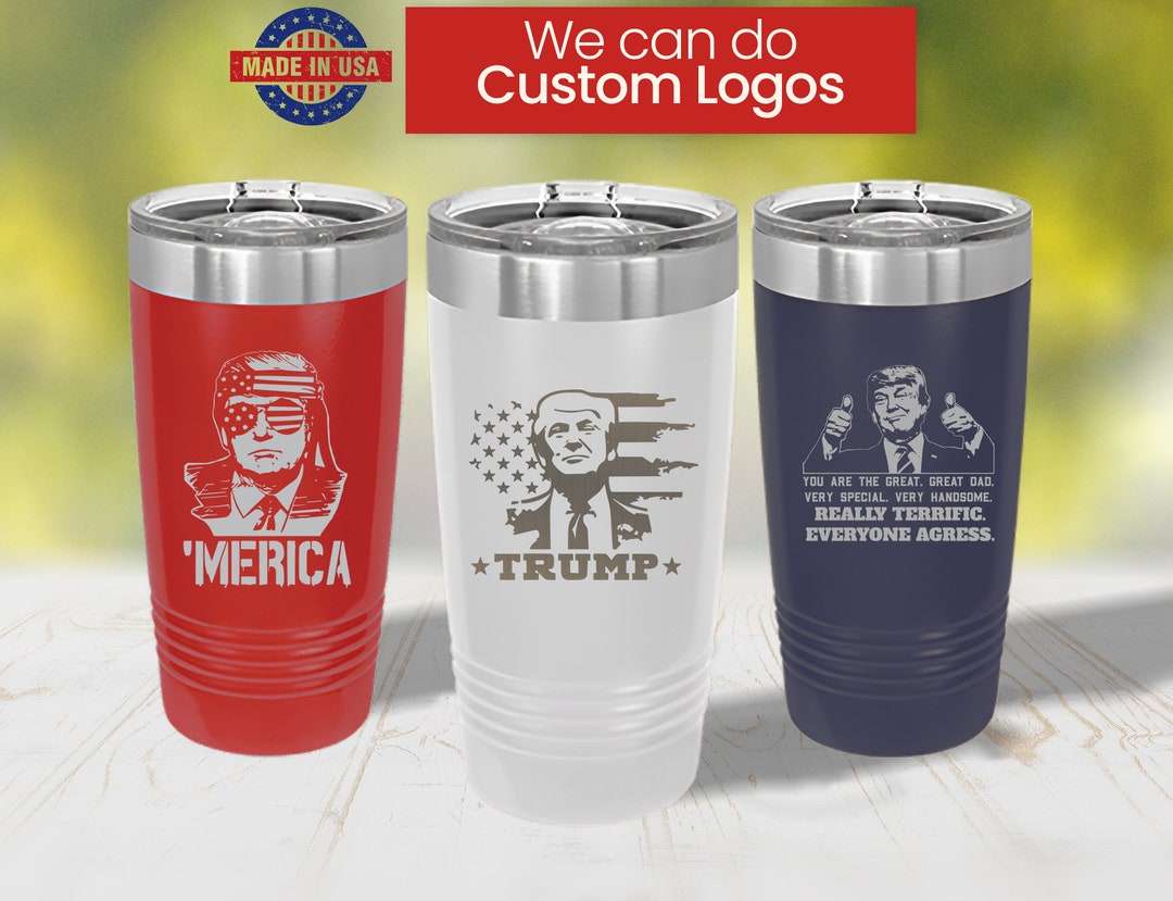Personalized Trump Laser Engraved 20 Oz Tumbler, Trump 2024 Take ...