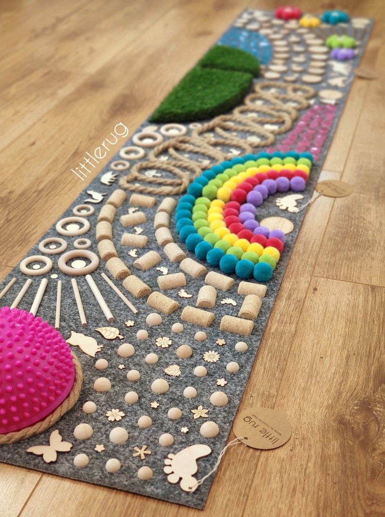 Sensory Rug Rainbow Path is a Sensory Path Best for Kids of All Ages ...
