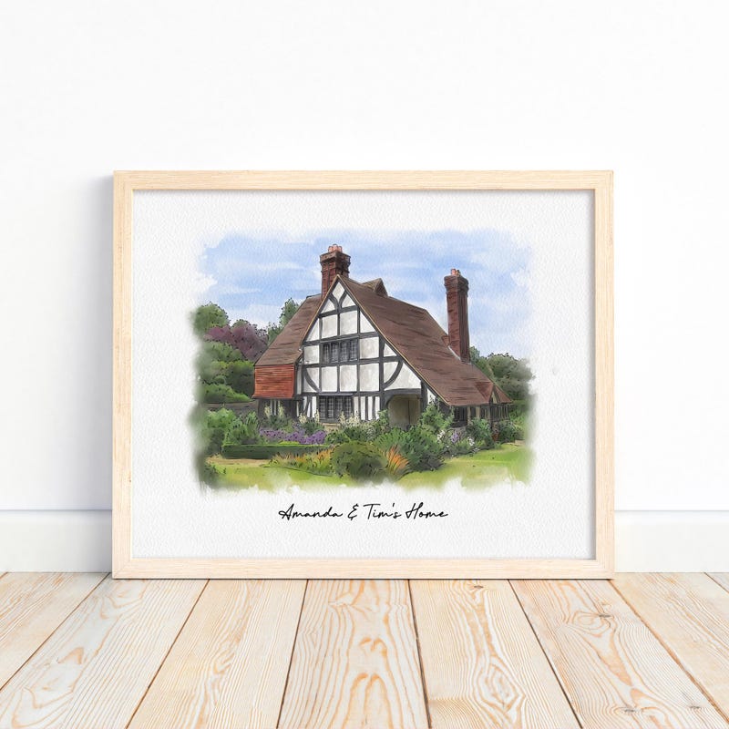 Custom House Drawing - Etsy