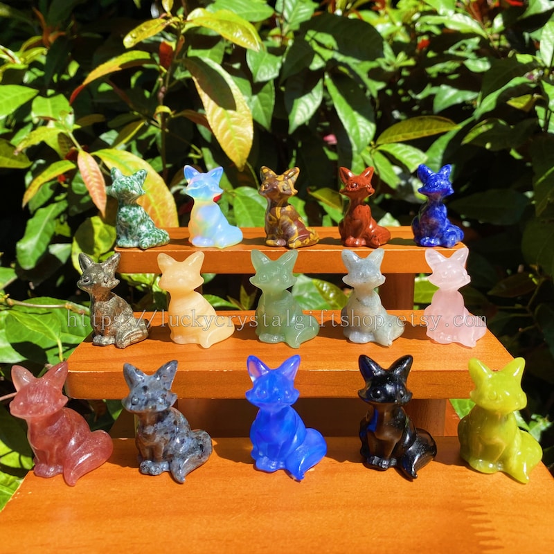 Fox Figures Statues - Etsy