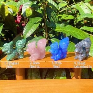 2-inch,crystal Carved Squirrel,hand Carved Gem Squirrel,cute Squirrel ...