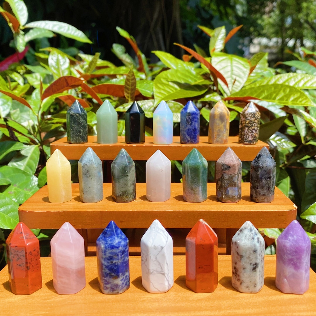 1.3 Inch Crystal Tower,obelisk Crystal,energy Crystal Tower,chakra ...
