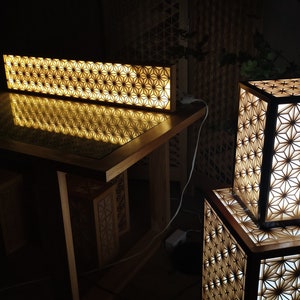 Japanese Handmade Kumiko Lamp Light Illuminationcorridor Lamp, Mural ...
