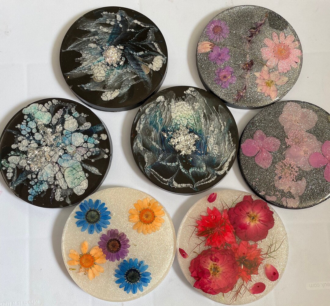 Magnetic Resin Coasters. - Etsy