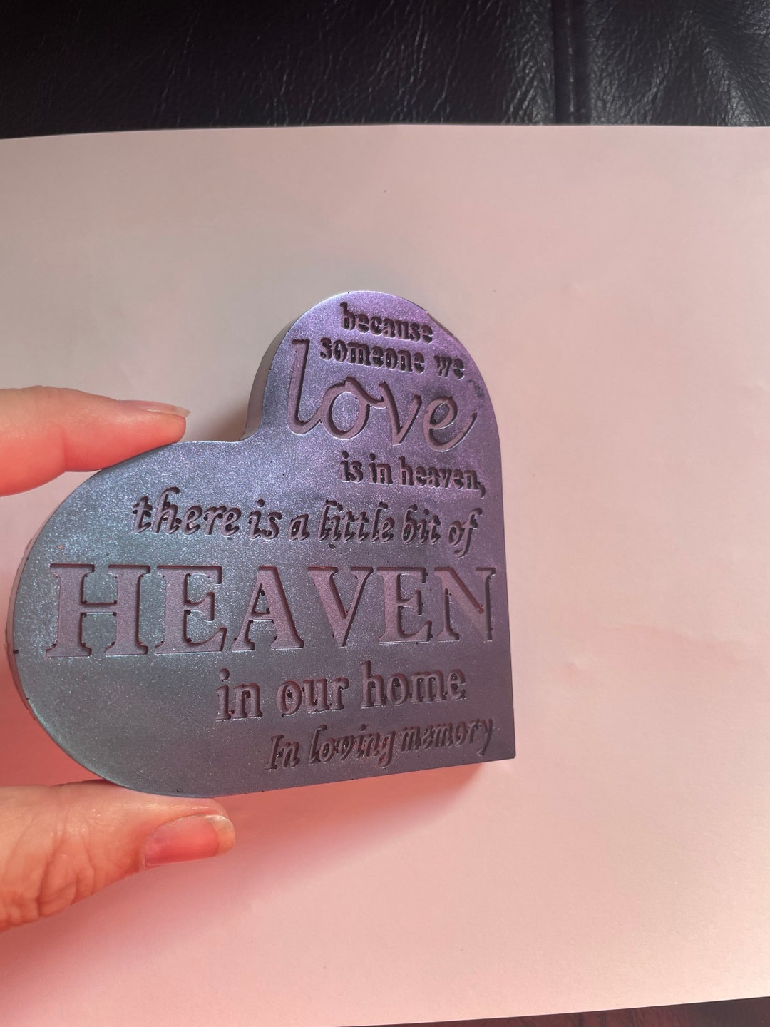 Resin Memory Heart - Etsy