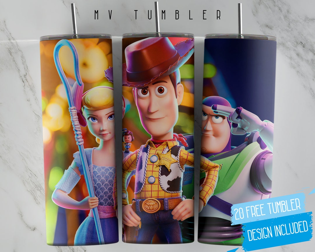 Toy Story Tumbler Wrap Colorful Toy Story Sublimation Design - Etsy