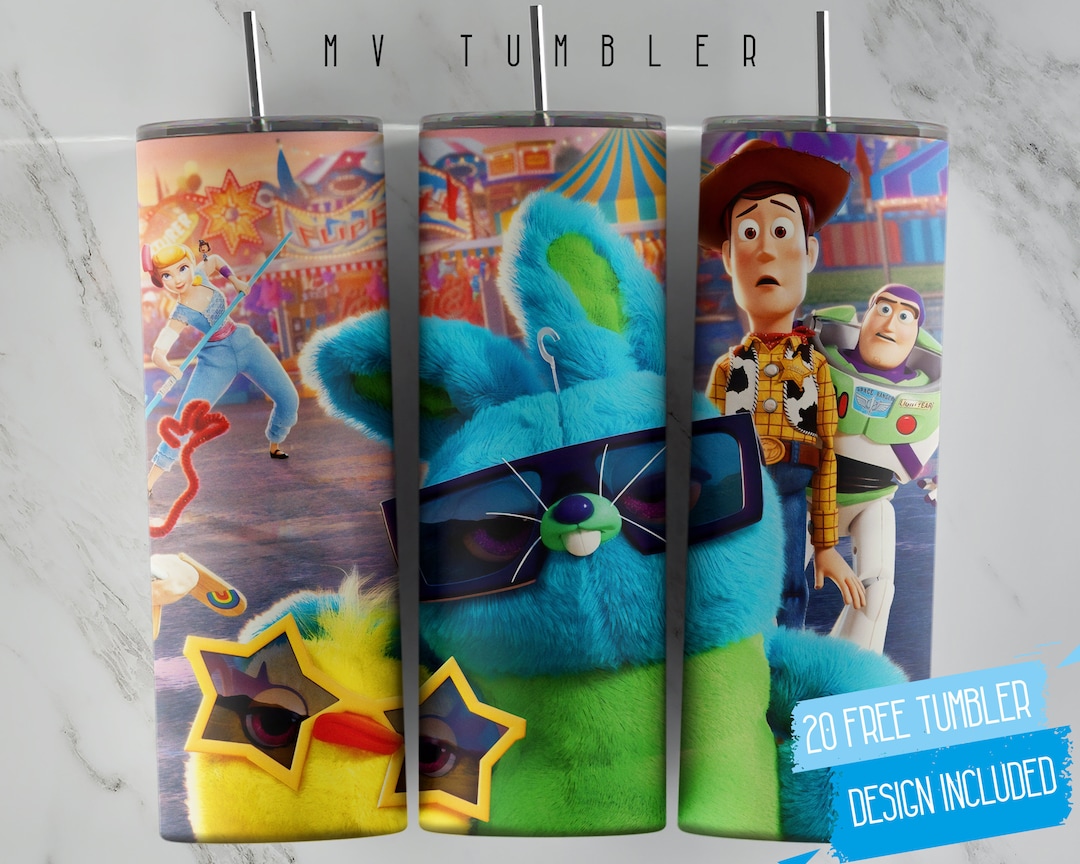 Toy Story Tumbler Wrap Colorful Toy Story Sublimation Design - Etsy