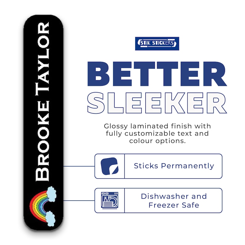 75 Personalized Stickers, School Labels, Daycare Labels, Name Stickers ...