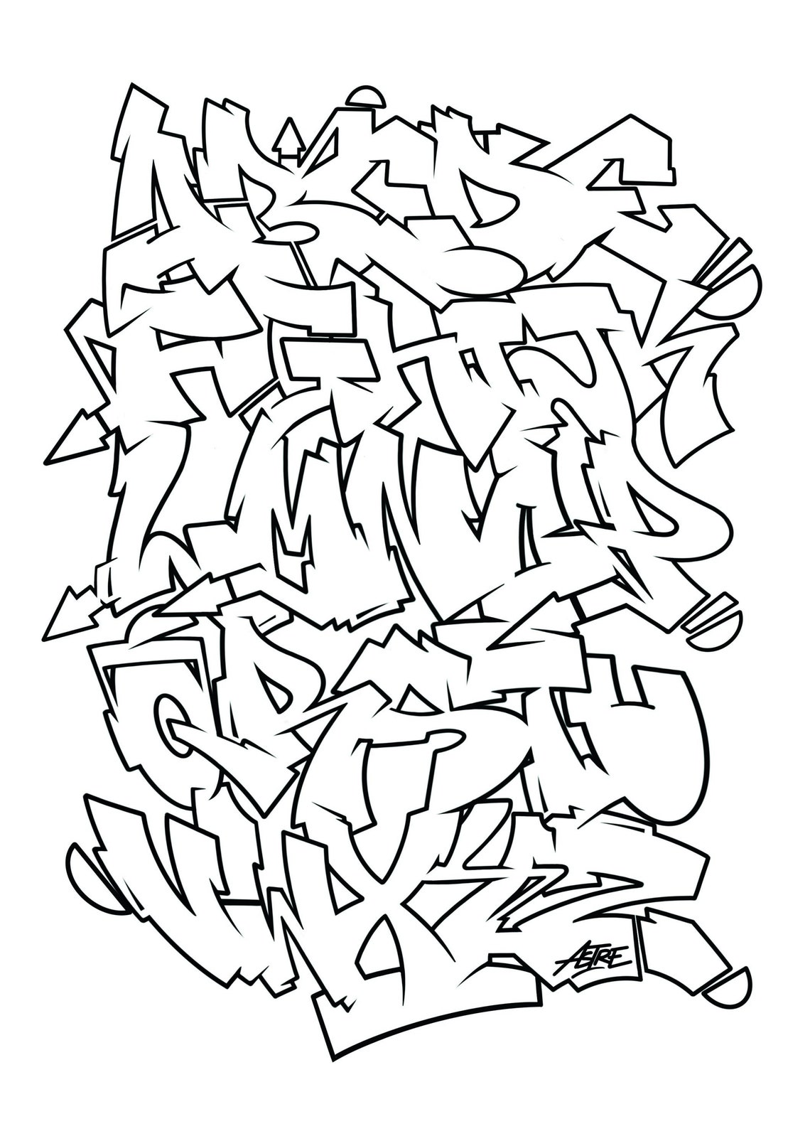 Graffiti Alphabet - Etsy