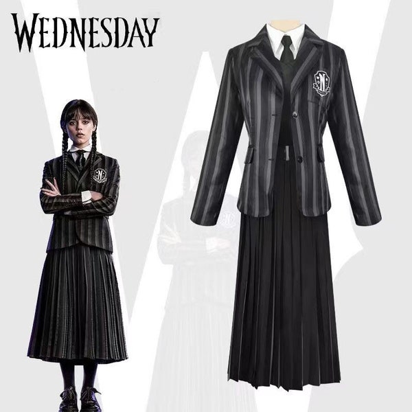 Wednesday Addams Uniform Jacket - Etsy Australia