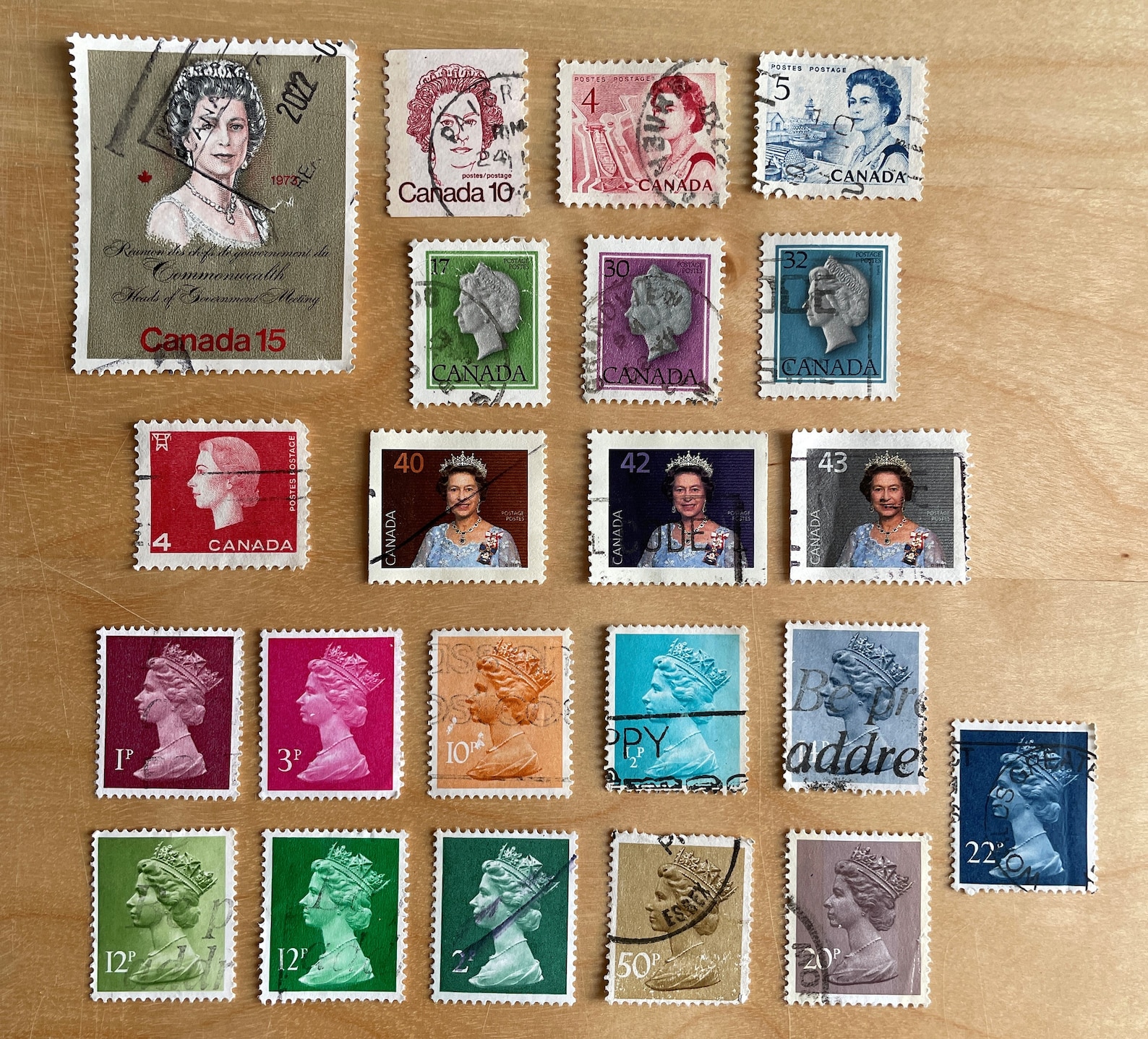 Queen Elizabeth Stamps - Etsy