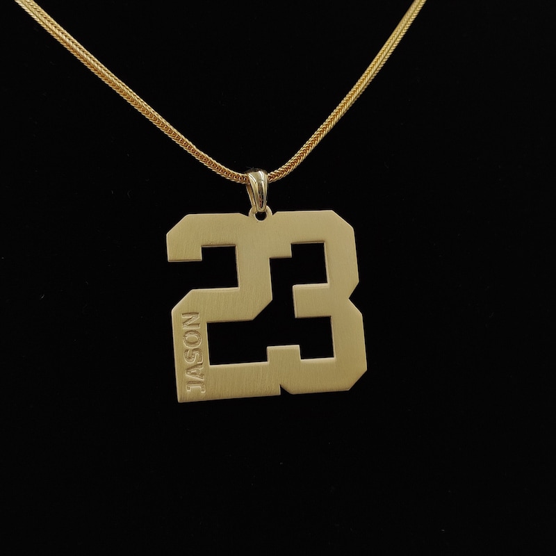 Number Necklace - Etsy