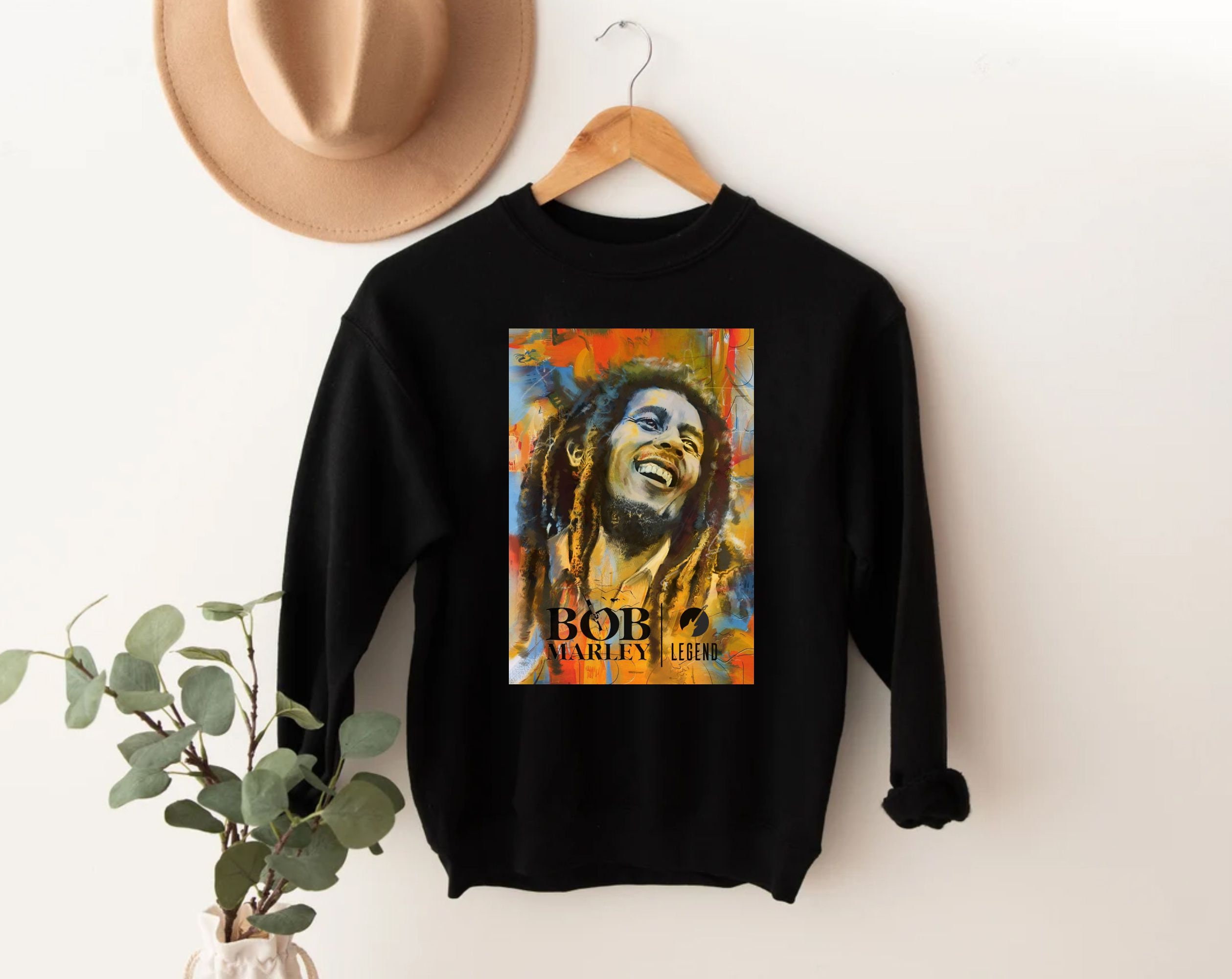 Unisex Vintage Bob Marley Legend T-shirt, Bob Marley Sweatshirt, Print ...