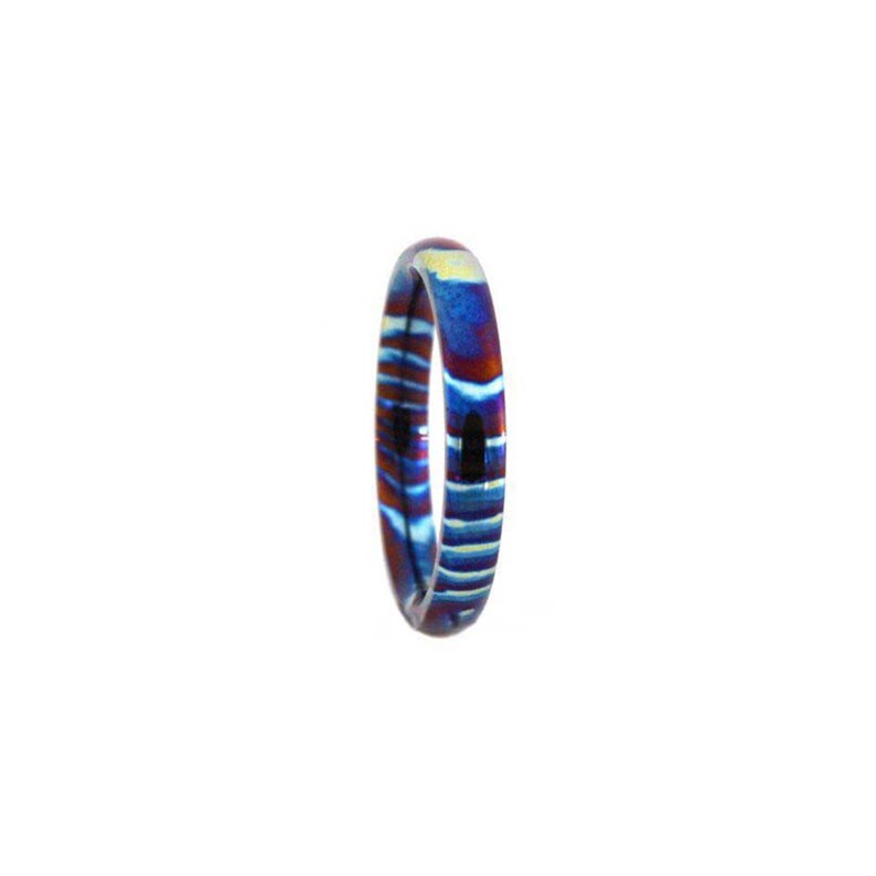 Azure Stackable Timascus Ring Unique Timascus Rings Best - Etsy