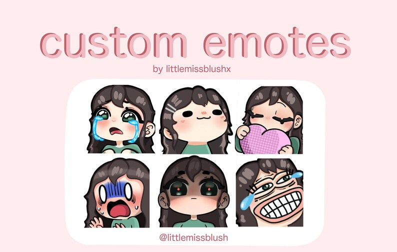 Custom Emotes | Twitch, Discord | Commission Emotes to Your Likeness ...