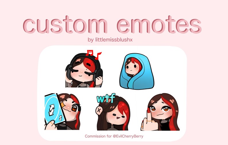 Custom Emotes | Twitch, Discord | Commission Emotes to Your Likeness ...