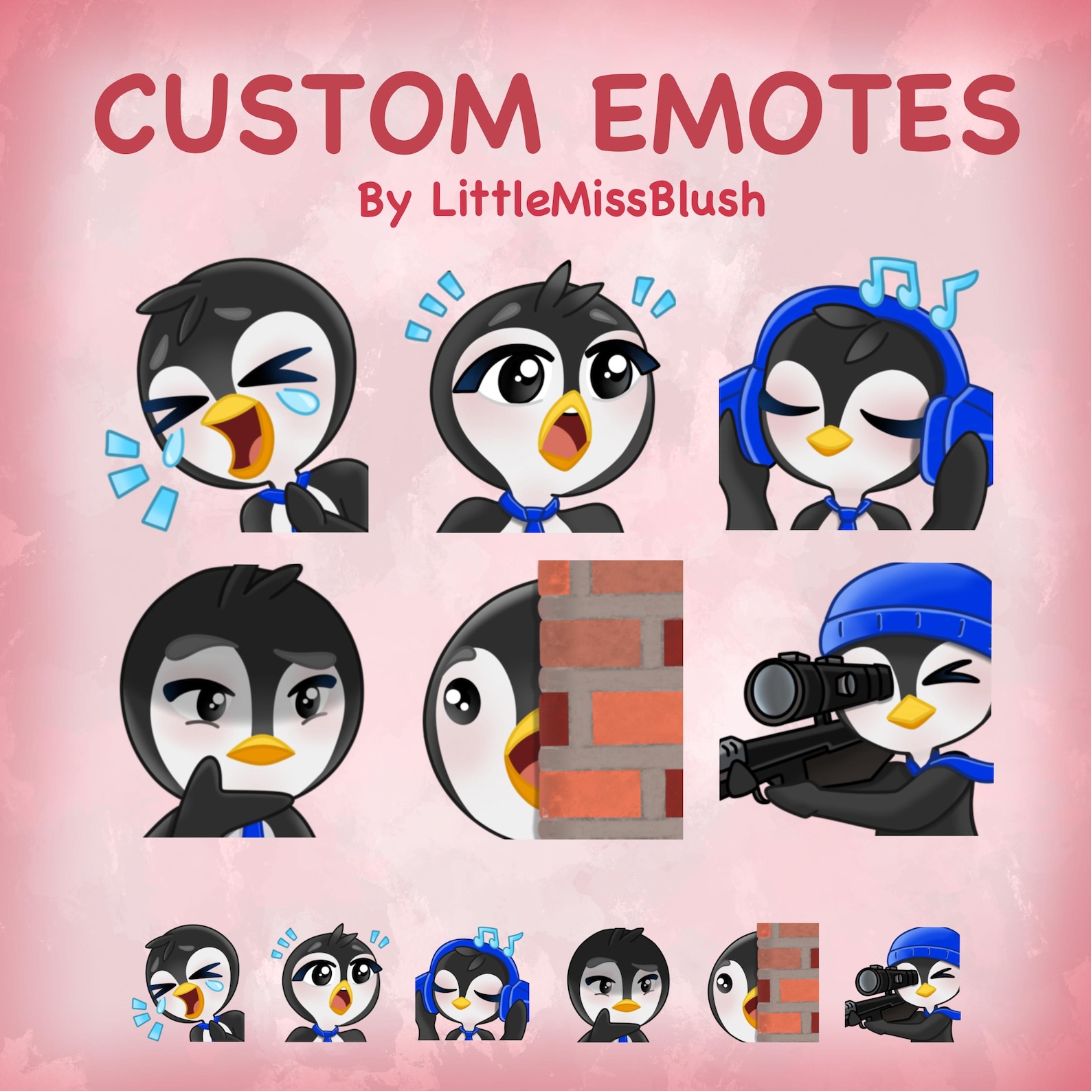 Custom Emotes | Twitch, Discord | Commission Emotes to Your Likeness ...