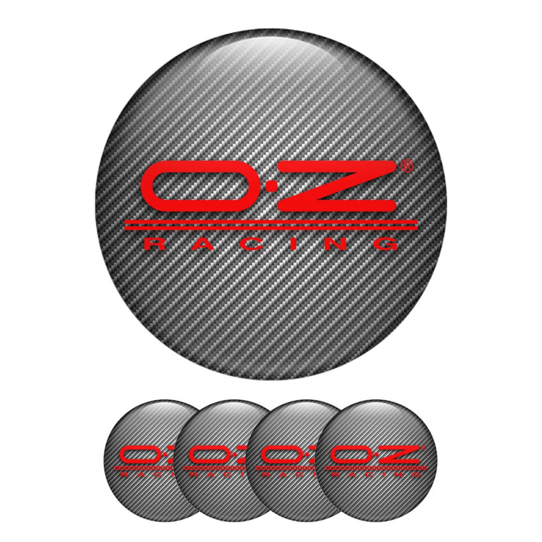 OZ Racing Emblem Set of 4 X All Sizes Domed Silicone Stickers 3D Print ...