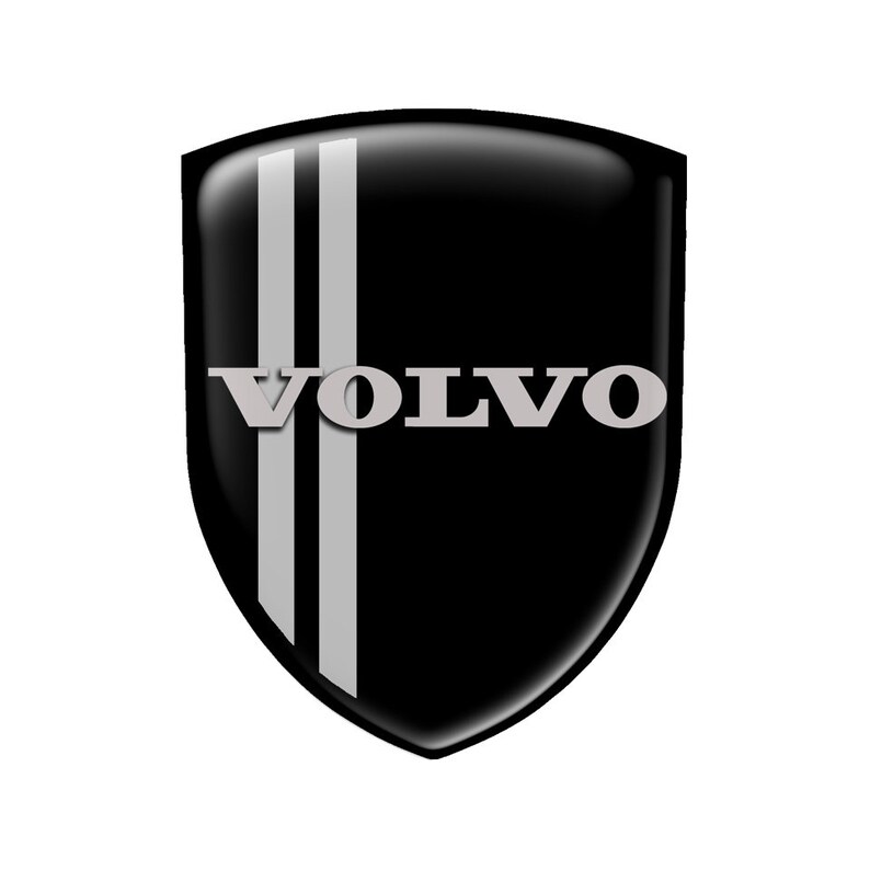 Volvo Shield All Sizes Domed Emblem Silicone Sticker Car - Etsy
