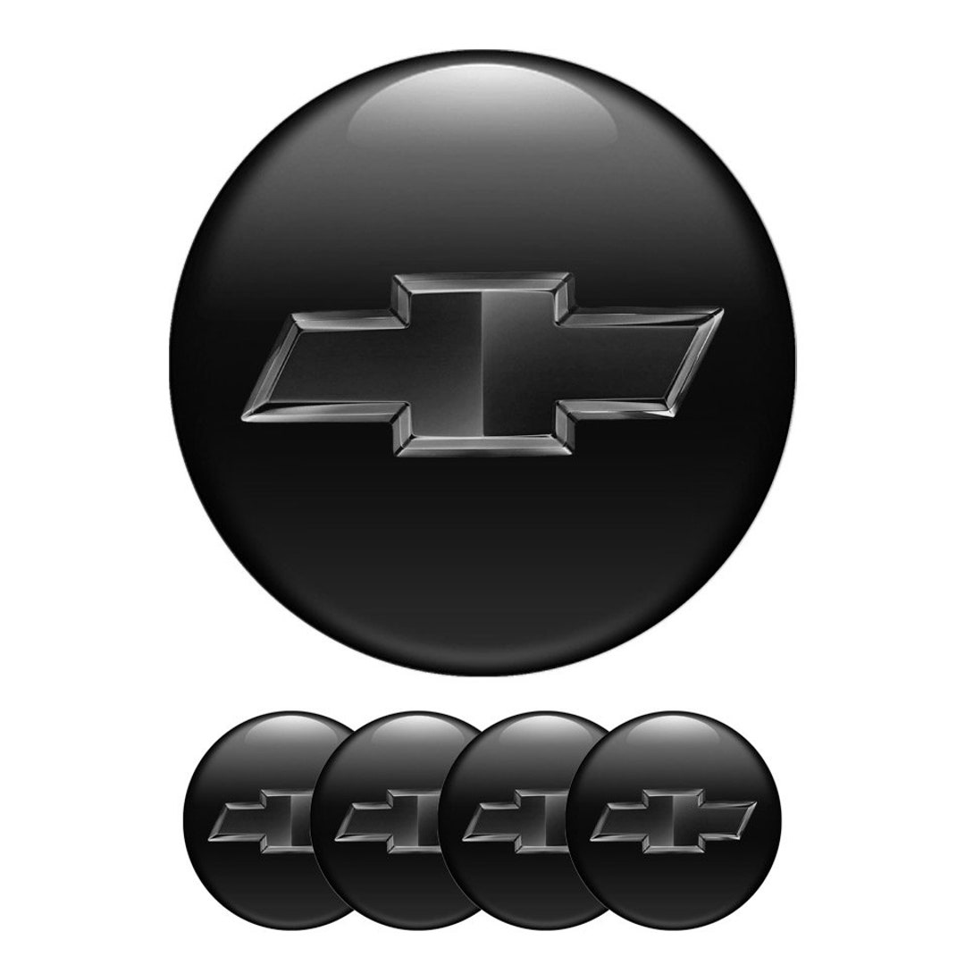Chevrolet Emblem Set of 4 X All Sizes Domed Silicone Stickers 3D Print ...