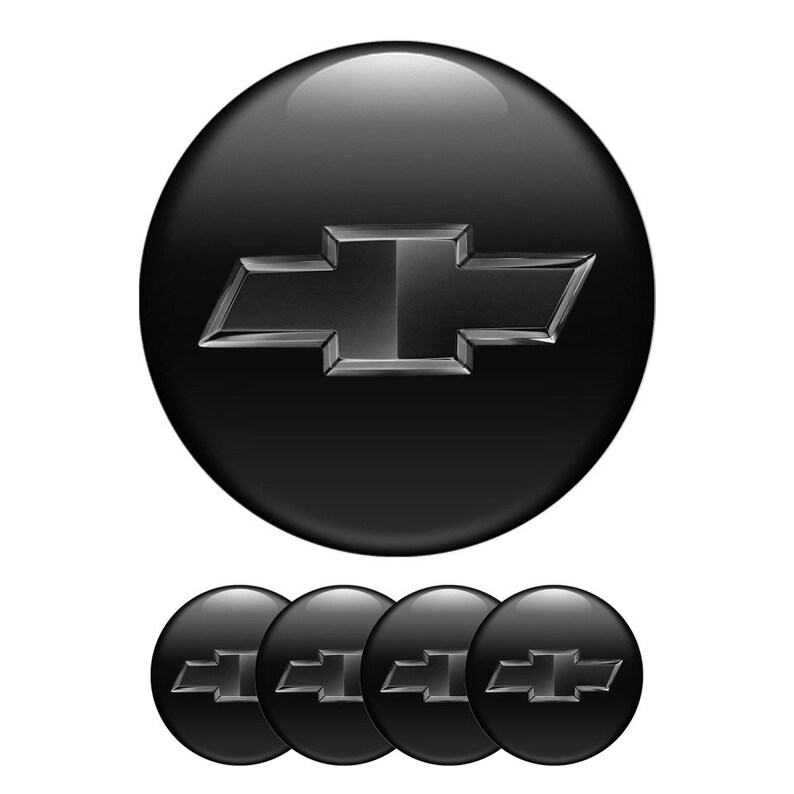 Chevrolet Emblem Set of 4 X All Sizes Domed Silicone Stickers 3D Print ...