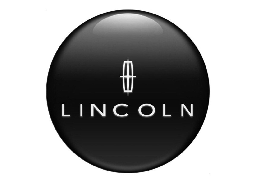Lincoln Round All Sizes Domed Emblem Silicone Sticker Car Interior ...
