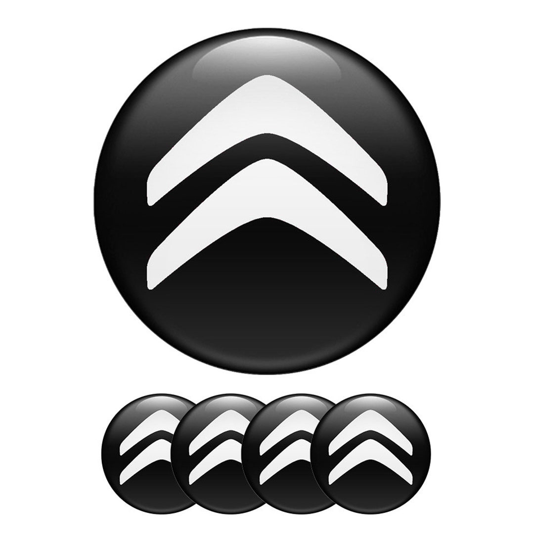 Citroen Emblem Set of 4 X All Sizes Domed Silicone Stickers 3D Print ...