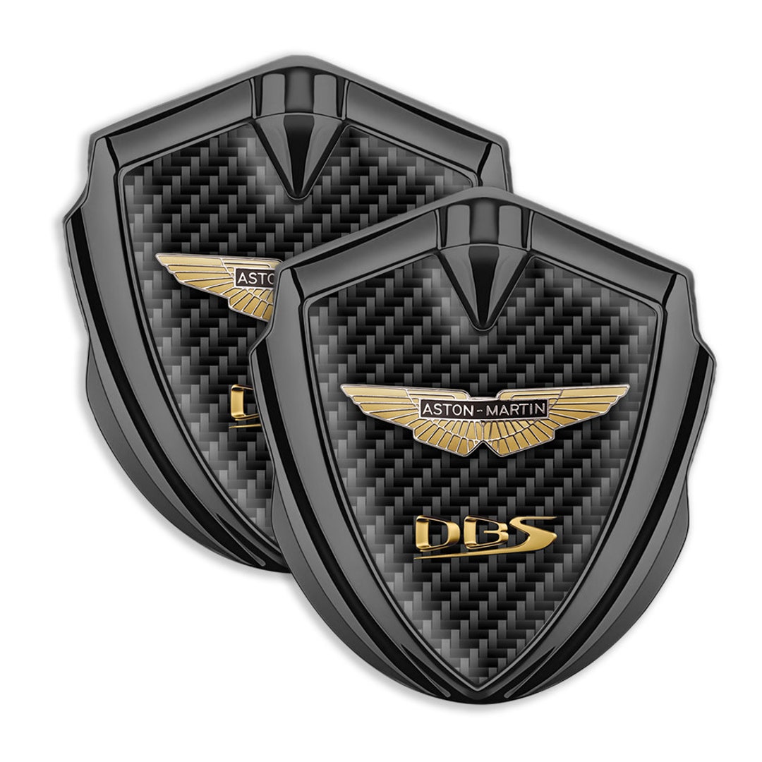 Solid Metal Tuning Emblem Aston Martin Shield Badge 65/60mm Epoxy ...