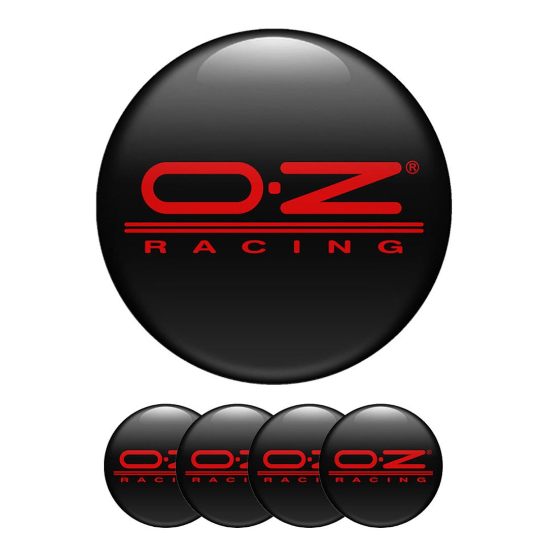 OZ Racing Emblem Set of 4 X All Sizes Domed Silicone Stickers 3D Print ...