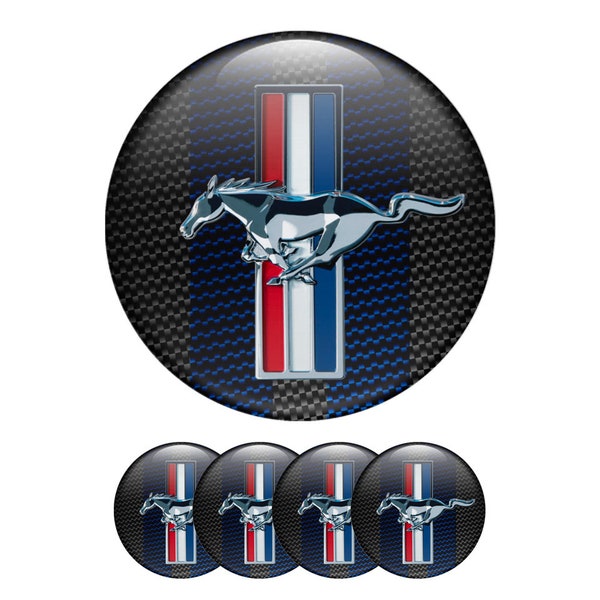 Mustang Center Cap Decals - Etsy