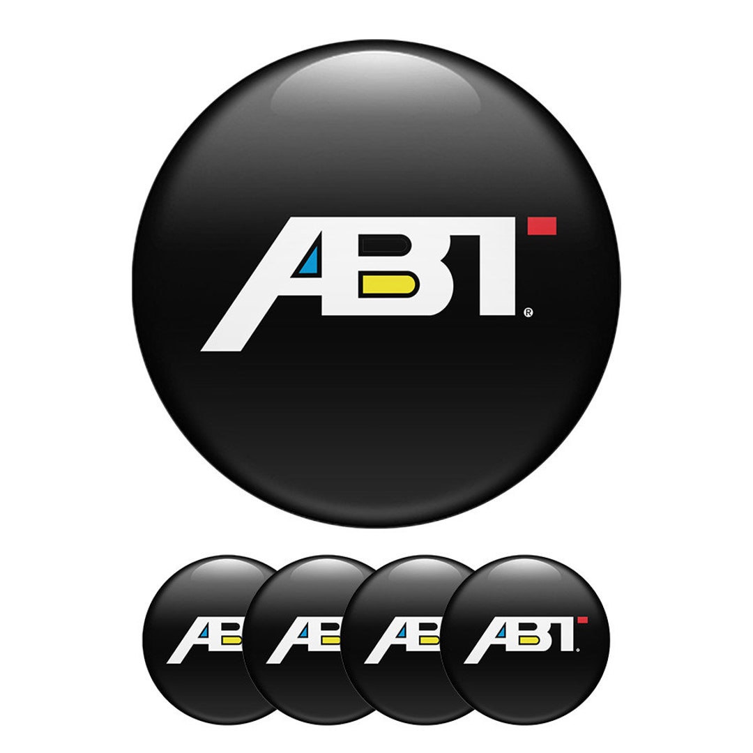 ABT Sportsline Emblem Set of 4 X All Sizes Domed Silicone Stickers 3D ...