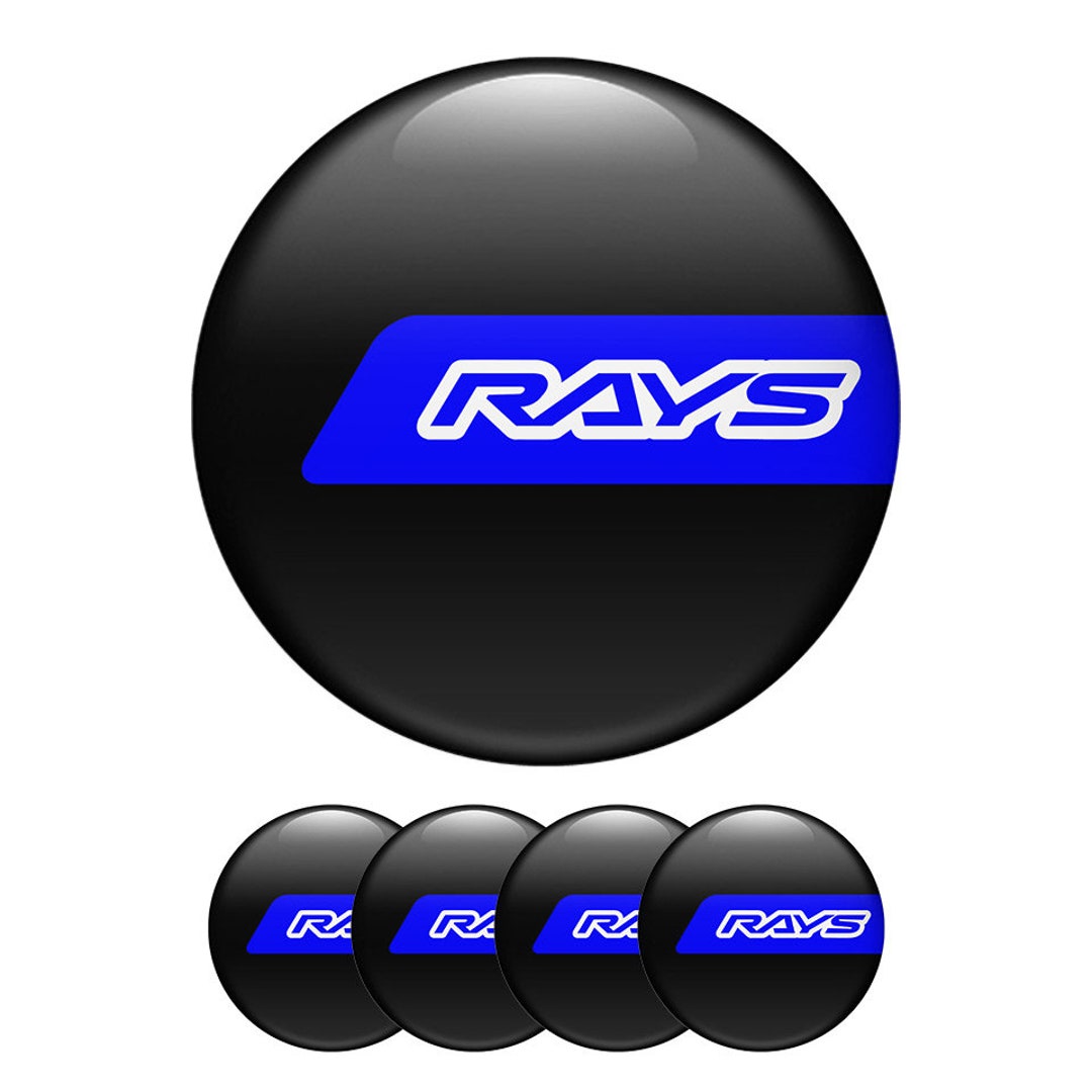 Rays Emblem Set of 4 X All Sizes Domed Silicone Stickers 3D Print Logo ...