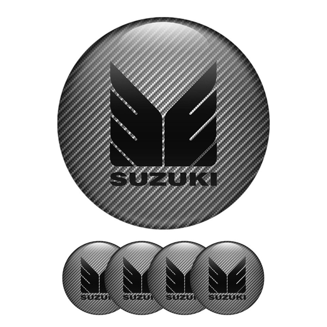 Suzuki Emblem Set of 4 X All Sizes Domed Silicone Stickers 3D Print ...