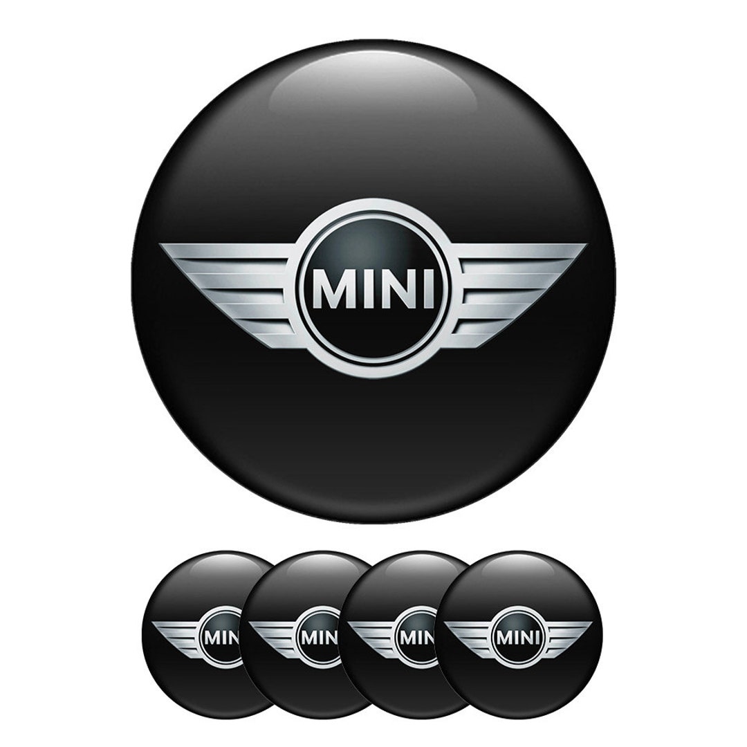 Mini Cooper Emblem Set of 4 X All Sizes Domed Silicone Stickers 3D ...