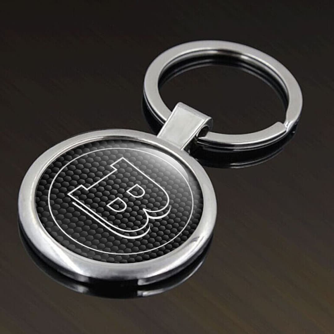 Brabus Handmade Designer Metal Logo Keychain Gift Keyring for Her Him ...