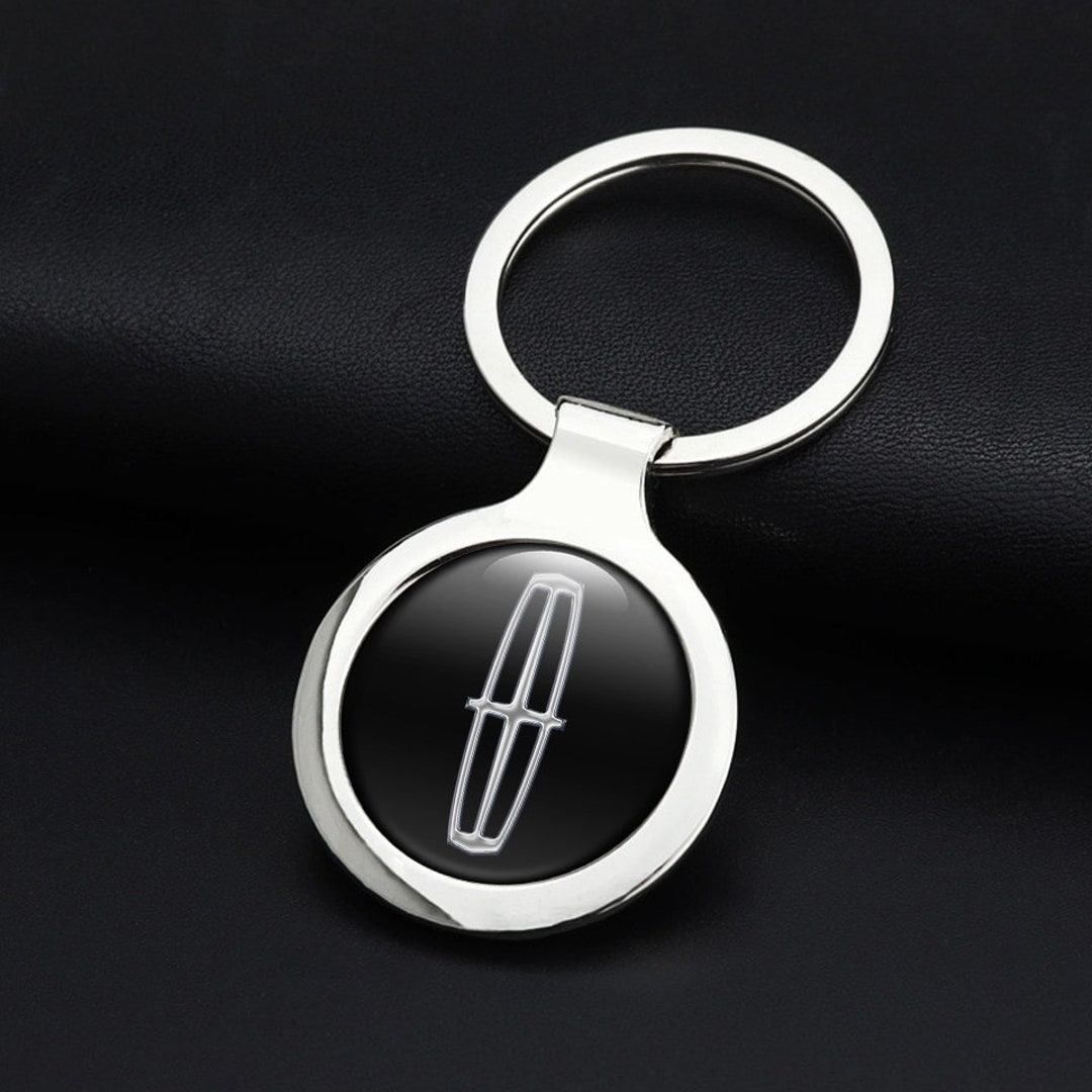 Lincoln Handmade Designer Metal Logo Keychain Gift Keyring for Her Him ...