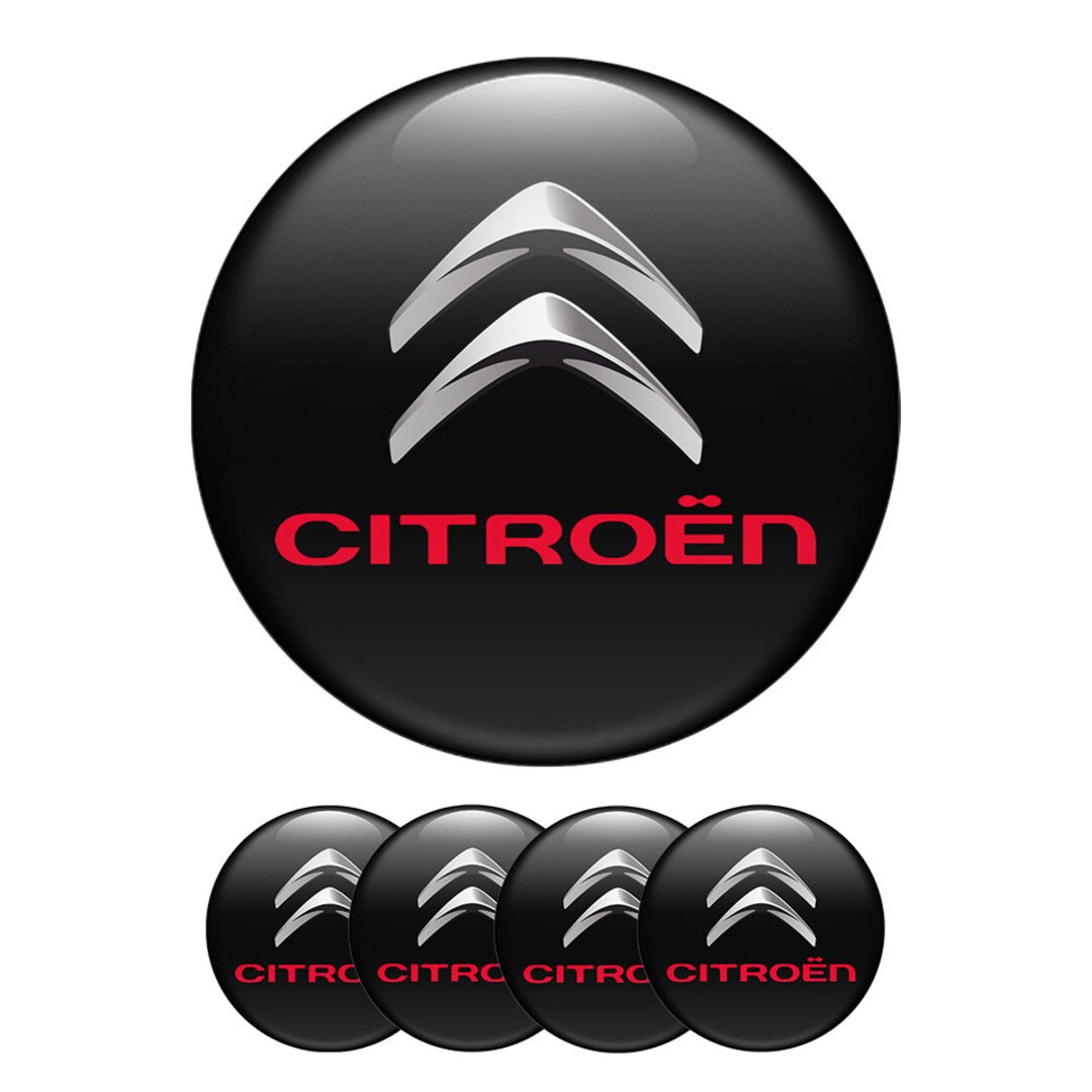 Citroen Emblem Set of 4 X All Sizes Domed Silicone Stickers 3D Print ...