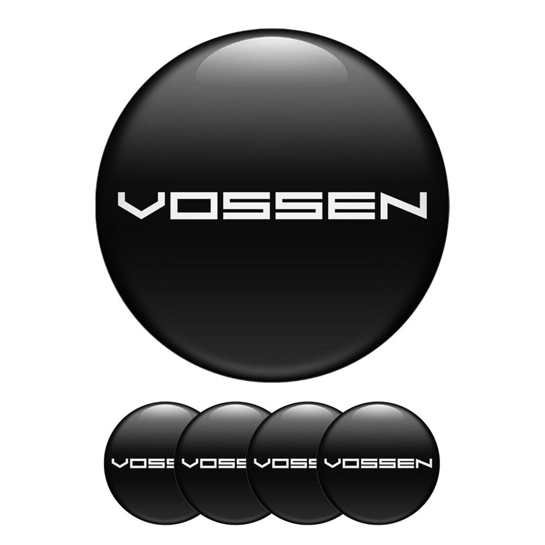Vossen Emblem Set of 4 X All Sizes Domed Silicone Stickers 3D Print ...