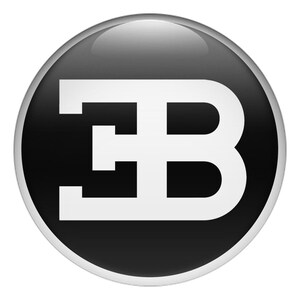 Bugatti Emblem Set of 4 X All Sizes Domed Silicone Stickers 3D Print ...