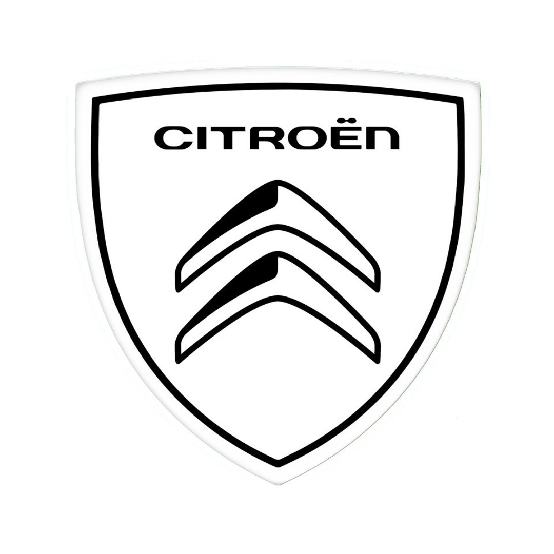 Citroen Shield All Sizes Domed Emblem Silicone Sticker Car Interior ...