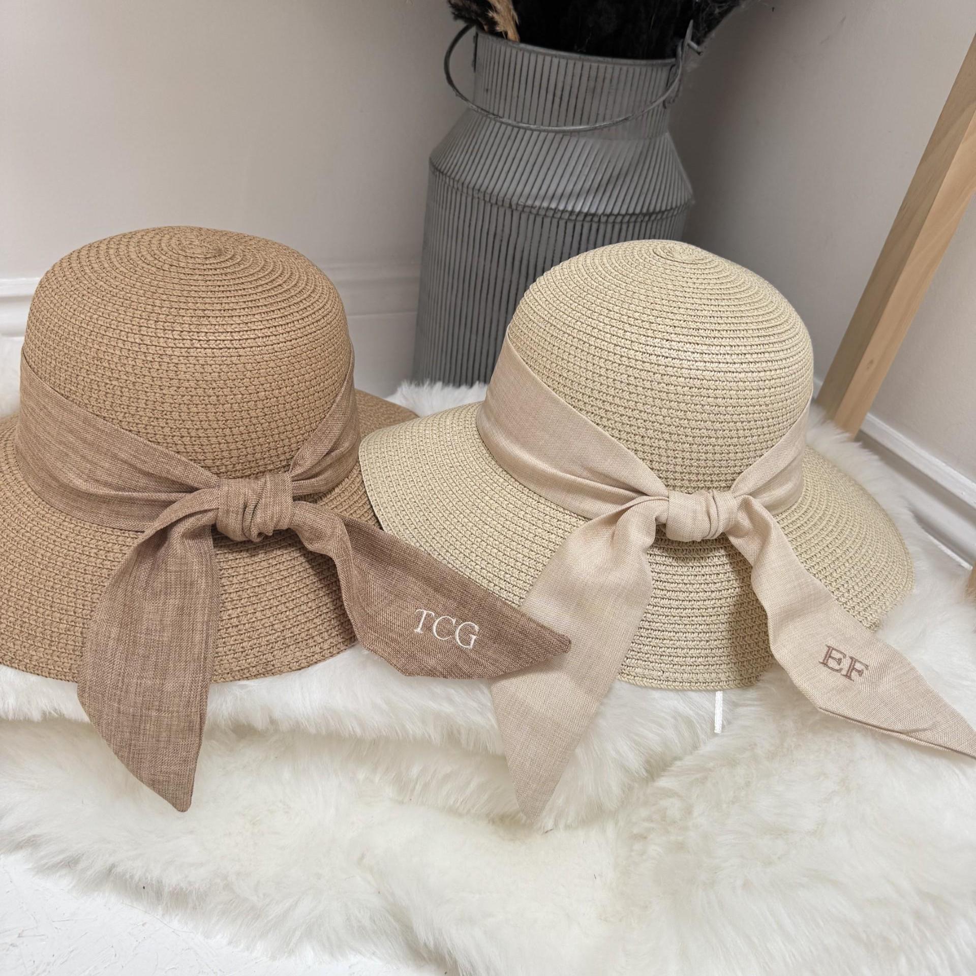 Personalised Embroidered Beach Sun Hat – Custom Beach Hat - Etsy
