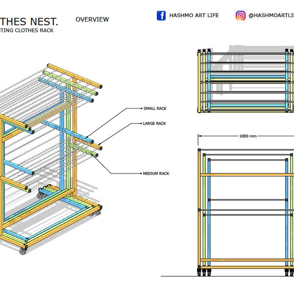 Clothes Drying Rack - Etsy