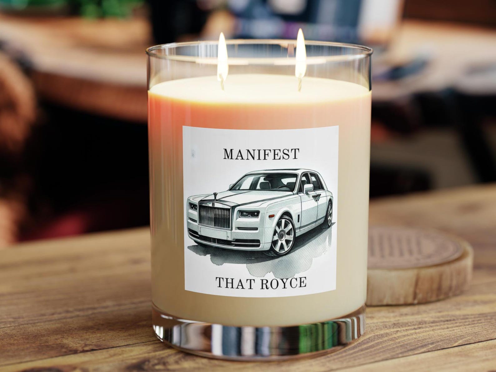 Rolls Royce Candle, Rolls Royce, Manifest Candle, Gift for Car ...